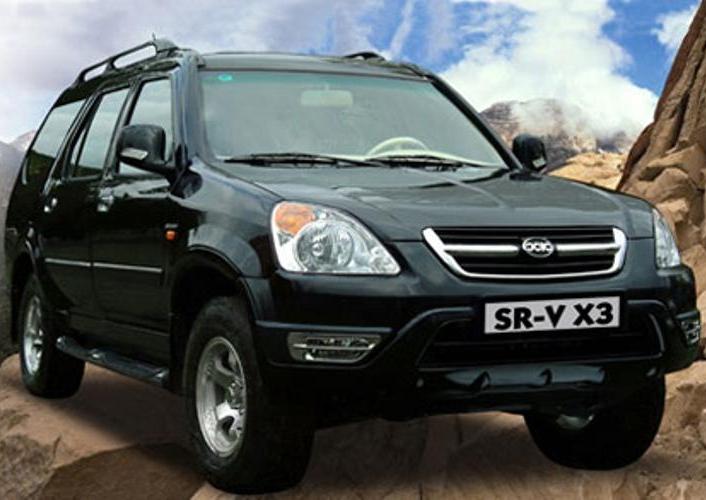Xin Kai SR-V X3 technical specifications and fuel economy